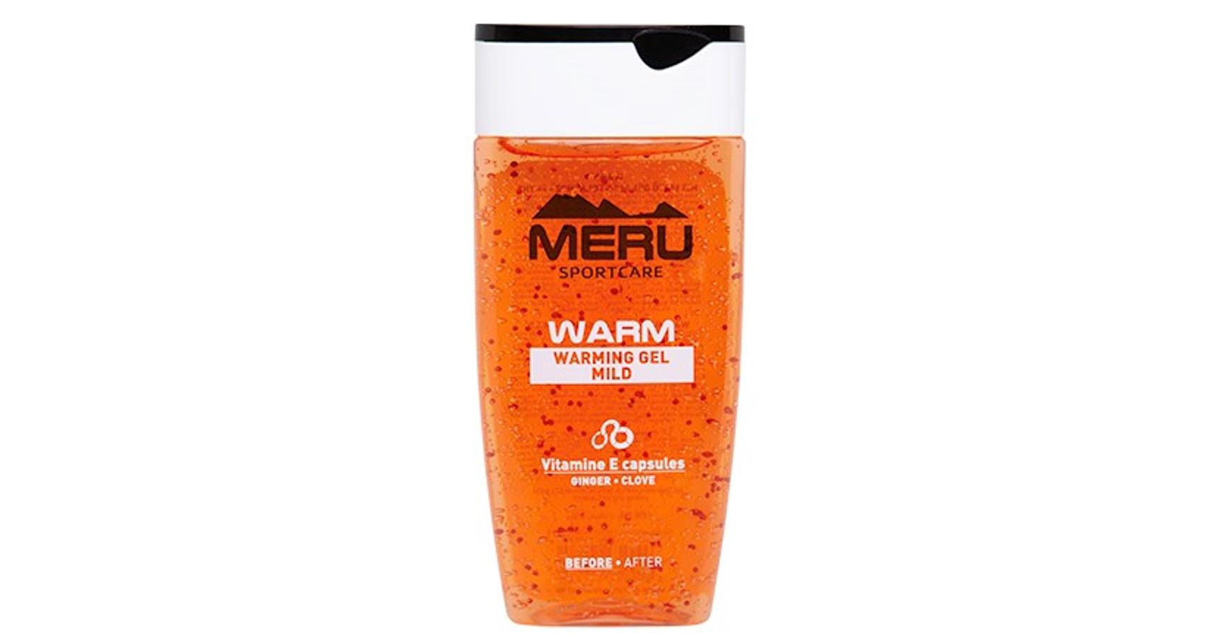 Bemelegítő krém: Meru Warm warming gel mild - Melegítő gél sportoláshoz - enyhe