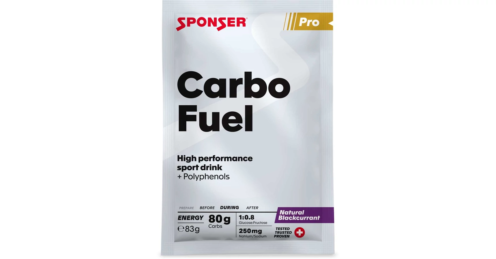 Sponser Carbo Fuel sportitalpor szénhidrátokkal és nátriummal, ízesítetlen.